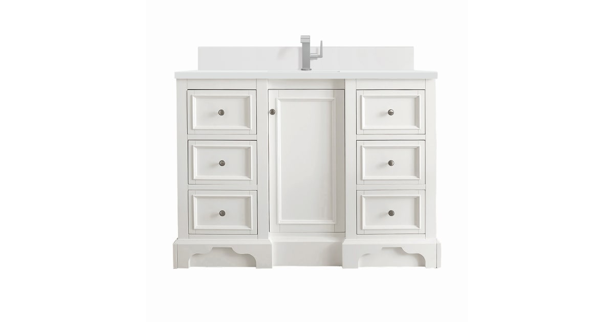 James Martin Vanities 825-V48-BW-1WZ De Soto 48" Single Basin Poplar ...