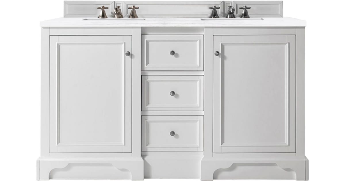 James Martin Vanities 825-V60D-BW-3AF De Soto 62" Free Standing Double ...