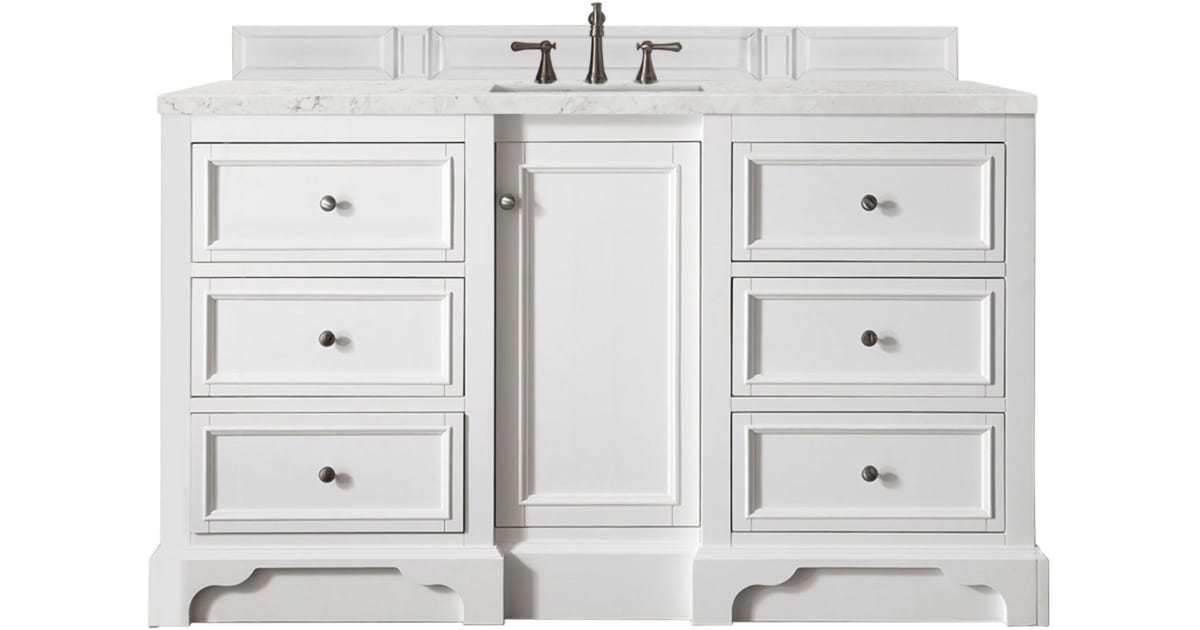 James Martin Vanities 825-V60S-BW-3EJP De Soto 60" Free Standing Single ...