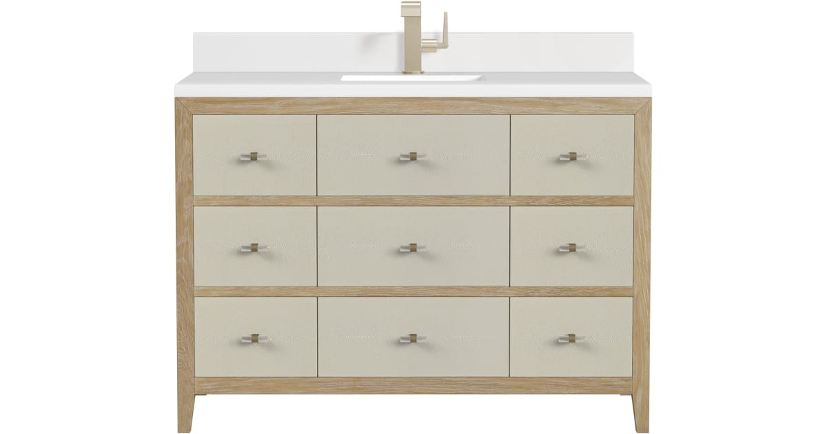 James Martin Vanities D604-V48-SHG-1WZ Celeste 48" Single Basin Wood ...