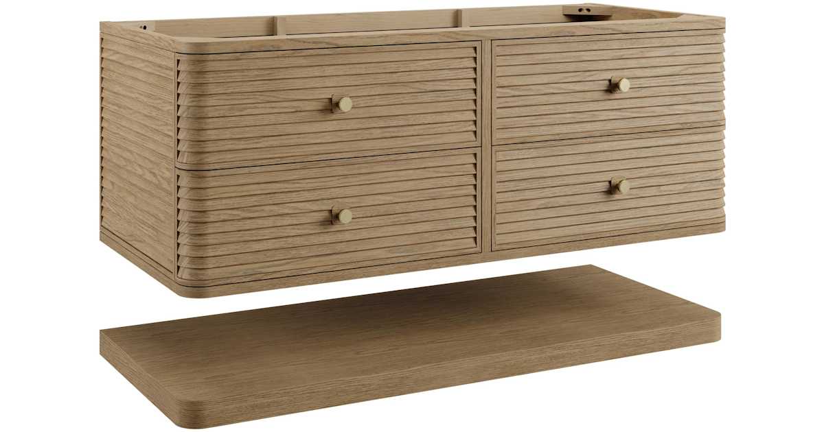 James Martin Vanities D640-V48-DMS Allamari 48" Wall Mounted Single ...
