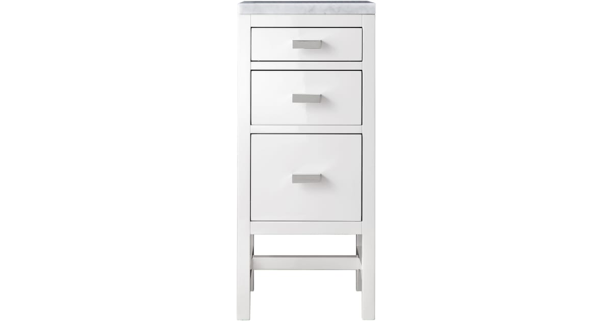 James Martin Vanities E444-BC15-GW-3CAR Addison 15" Side Cabinet with ...