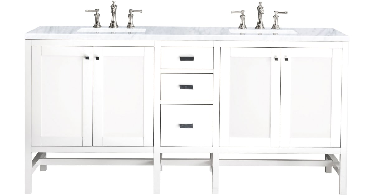James Martin Vanities E444-V72-GW-3CAR Addison 72" Free Standing Double ...