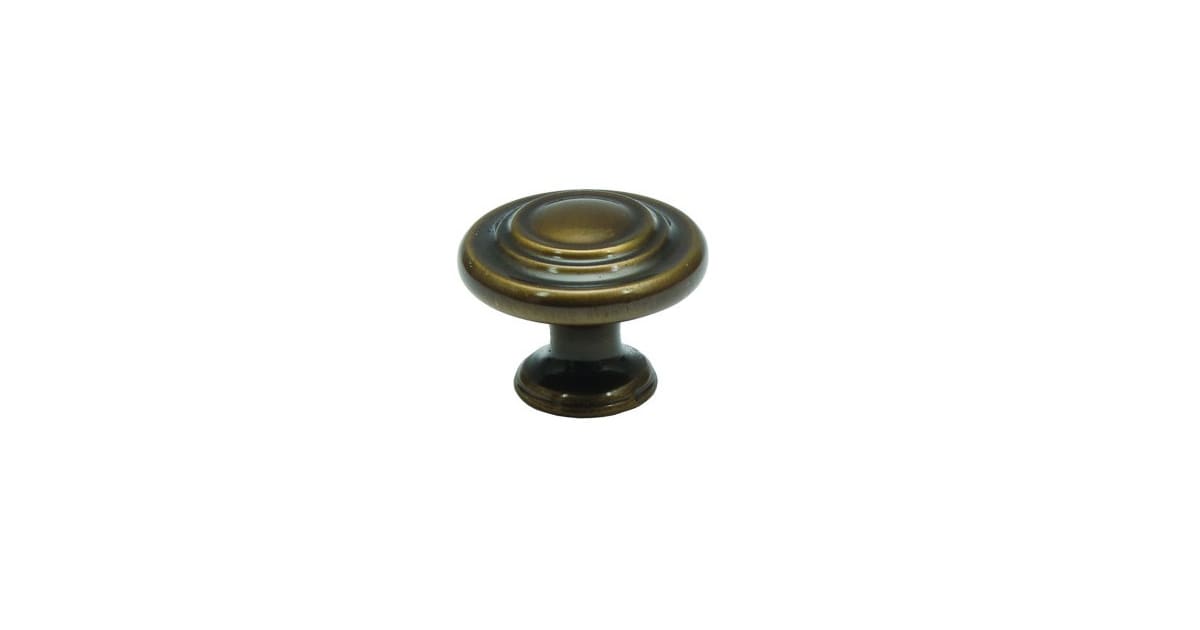 Jamison Collection J326-AE 1-3/8 Inch Mushroom Cabinet Knob | Ferguson Home
