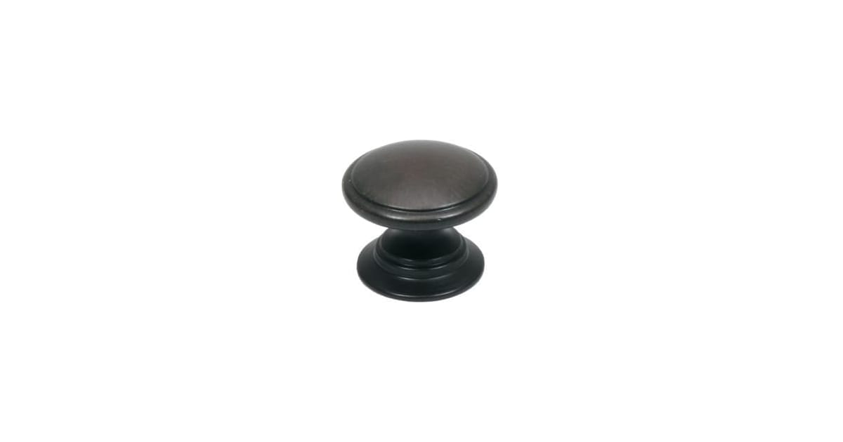Jamison Collection K80980-10B-10PACK 1-1/4 Inch Mushroom Cabinet Knob | Ferguson Home