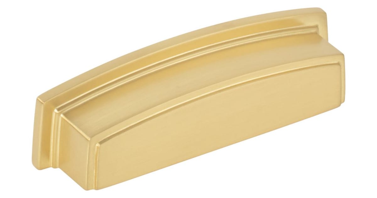 Jeffrey Alexander 141-96BG Renzo 3-3/4" Center to Center Squared ...