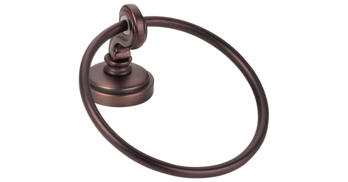 Jeffrey Alexander BHM1-06DBAC 8-3/8 Inch Towel Ring Featuring the ...
