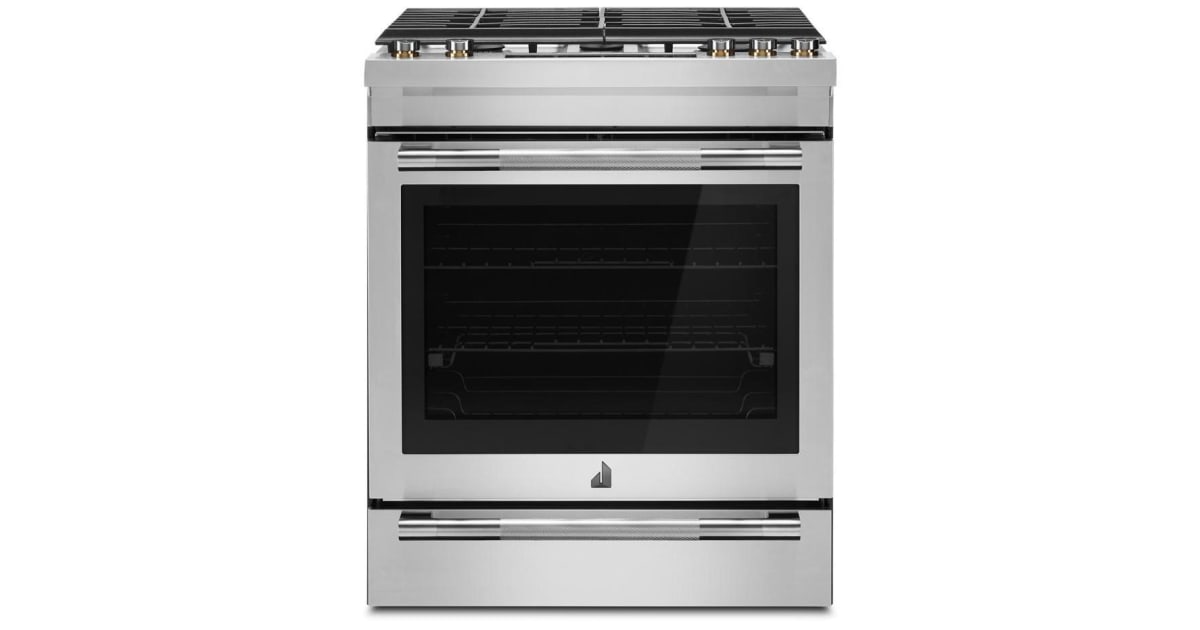 JennAir JDS1450ML 30 Inch Wide 6.8 Cu. Ft. Slide In Dual Fuel Range ...