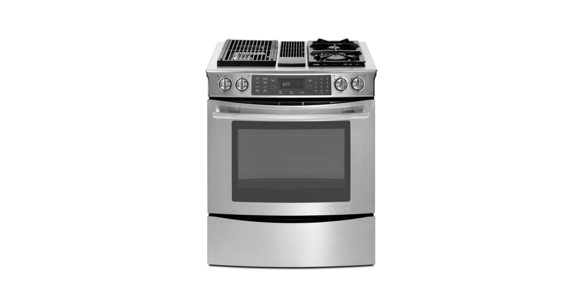 JennAir JDS9860CDS 30 Inch Wide 4.3 Cu. Ft. Slide In Dual Fuel Range ...