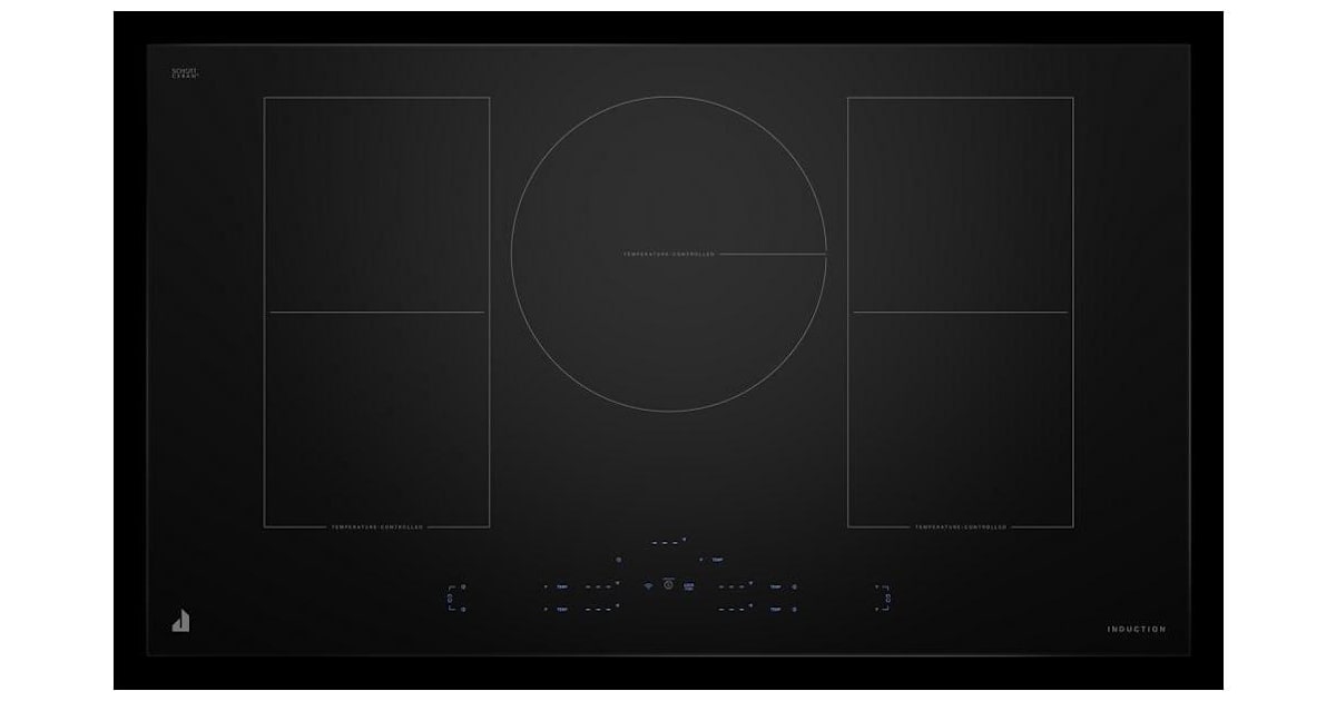 JennAir JICT736SB 36 Inch Wide 5 Element Induction Cooktop with Top ...
