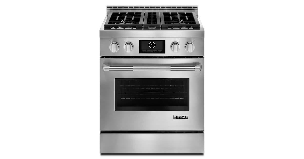 JennAir JLRP430WP 30 Inch Wide 4.1 Cu. Ft. Freestanding Liquid Propane ...