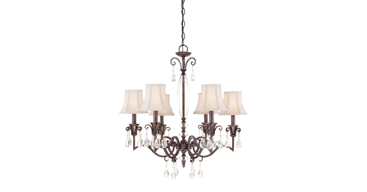 Jeremiah Lighting 22626-TG 6 Light Chandelier | Ferguson Home