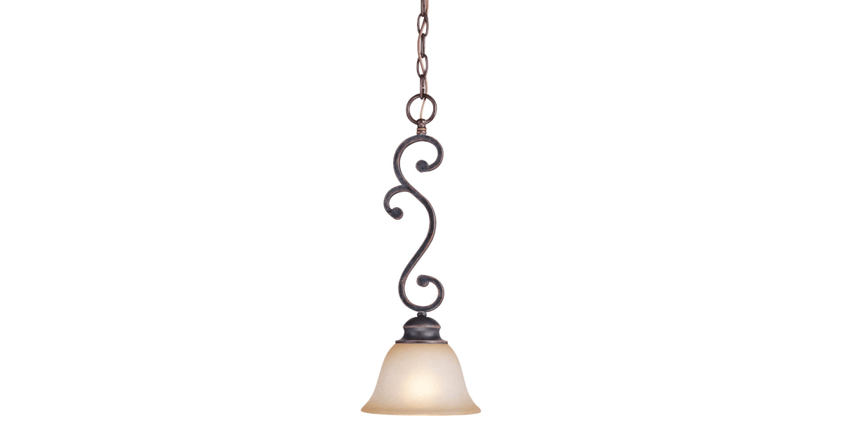 Jeremiah Lighting LEGACY 23021-RW Farmington 1 Light Mini Pendant ...