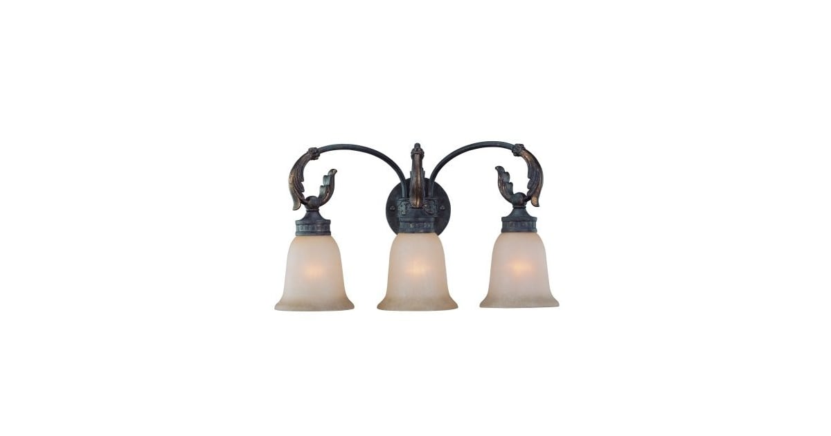 Jeremiah Lighting 25903-GGL Grandeur 3 Light Bathroom Vanity Light - 21 ...
