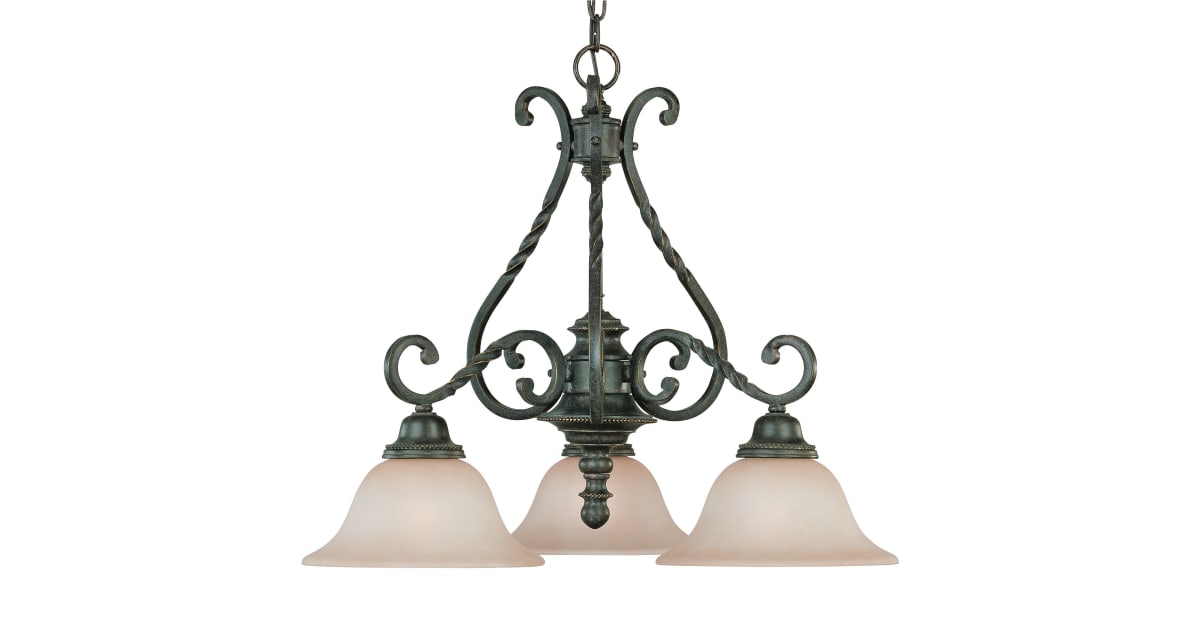 Jeremiah Lighting 22433-ET Sutherland 3 Light Mid-Sized Chandelier | Ferguson Home