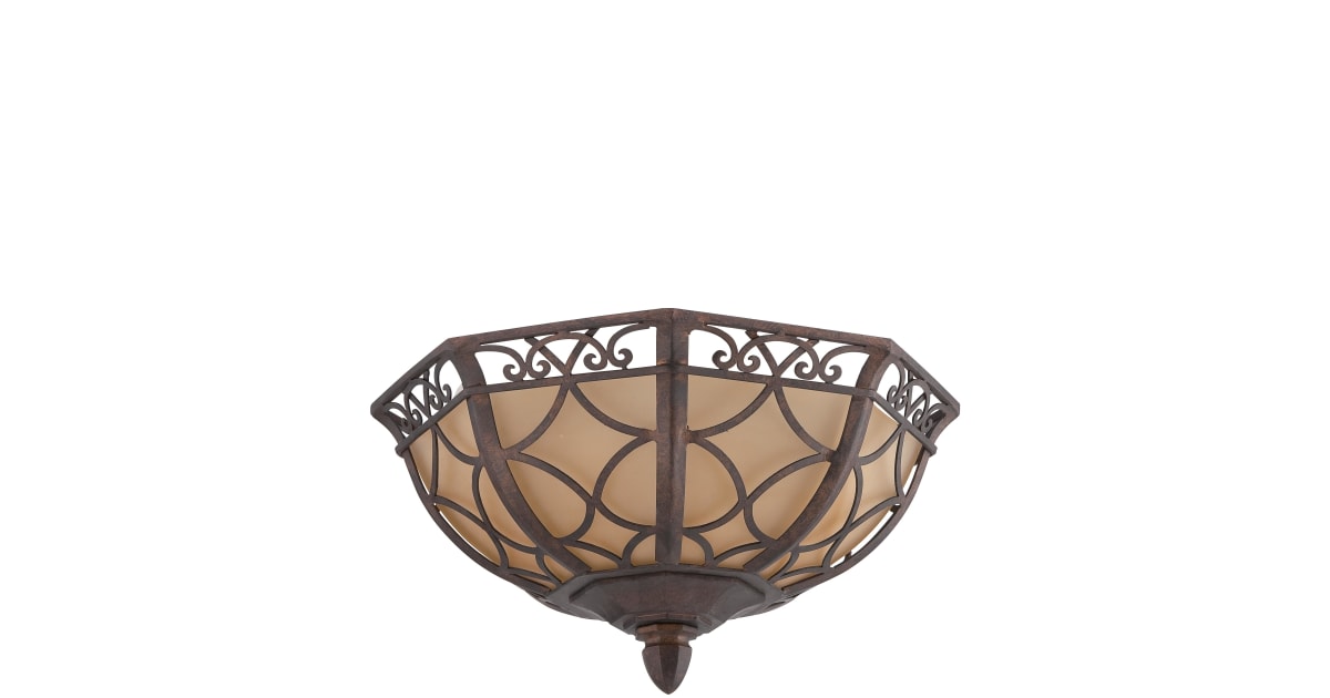 Jeremiah Lighting 36483-PR Evangeline 3 Light Flush Mount Ceiling ...