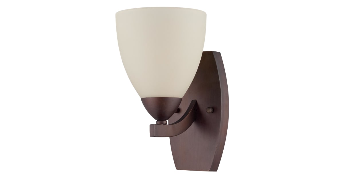 Jeremiah Lighting 37761-OLB Almeda 1 Light Wall Sconce - 5.75 Inches ...