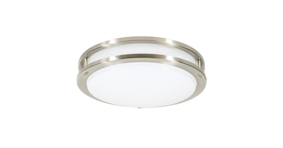 Jesco Lighting CM403RA-M-3090-BN 14" Wide LED Commercial Flush Mount ...