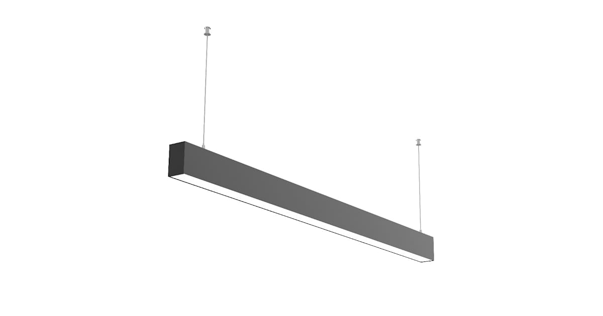 Jesco Lighting KIT-PLINSL-DI8FT3CCTBK LIN 96" Wide LED Linear ...