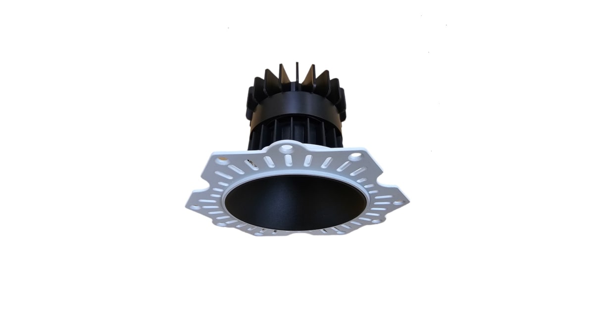 Jesco Lighting P22-35S-4090-VW-LC-RD-BB-TL P22 3.5" LED Round Baffle ...