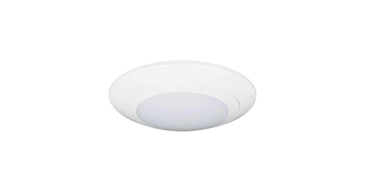 Jesco Lighting RE-GEO-FM-99106-3580-WH Relyence 7" Wide LED Flush Mount ...