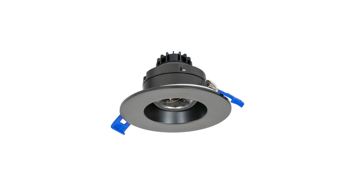 Jesco Lighting RLF-3308-SW5-BK LED Canless Recessed Fixture with 3 ...