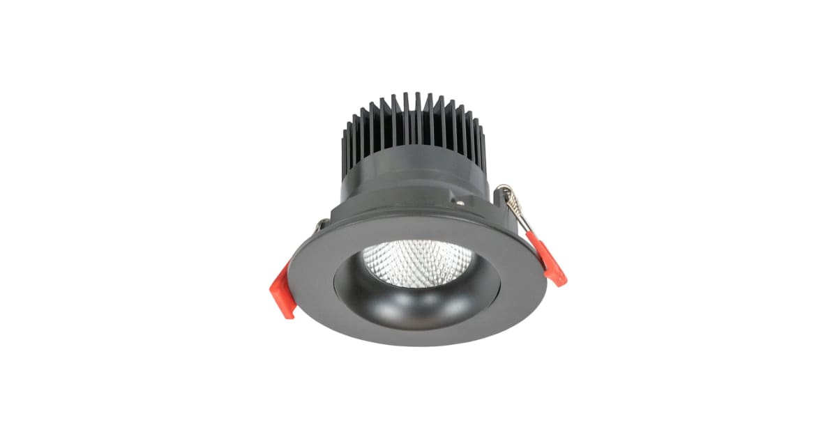 Jesco Lighting RLF-35312-SW5-BK LED Canless Recessed Fixture with 3-1/2 ...