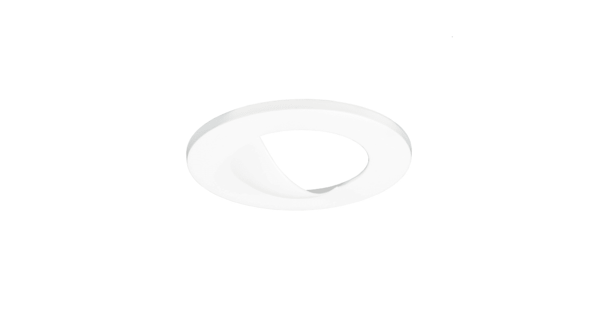 Jesco Lighting RLT-2105-WH 2" Wall Wash Recessed Trim for RLF-2115 ...