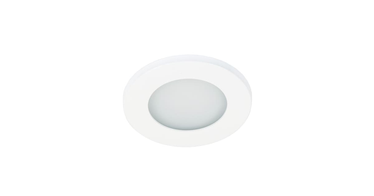 Jesco Lighting RLT-2109-WH 2" Shower Recessed Trim for RLF-2115 ...