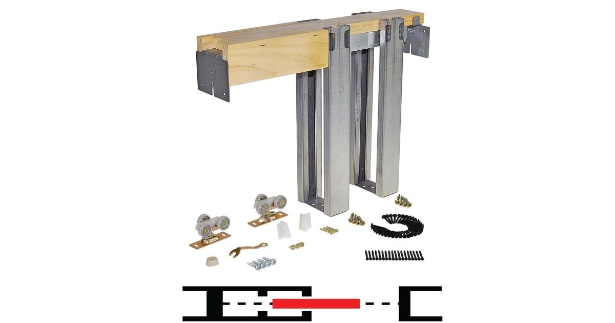 Johnson Hardware 152668HD 1500HD Series 30" x 80" Pocket Door Frame Kit ...