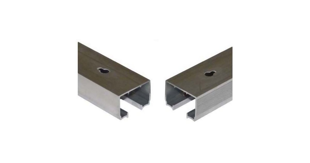 Johnson Hardware JH100-96 100 Series 96" Aluminum Track for Sliding ...
