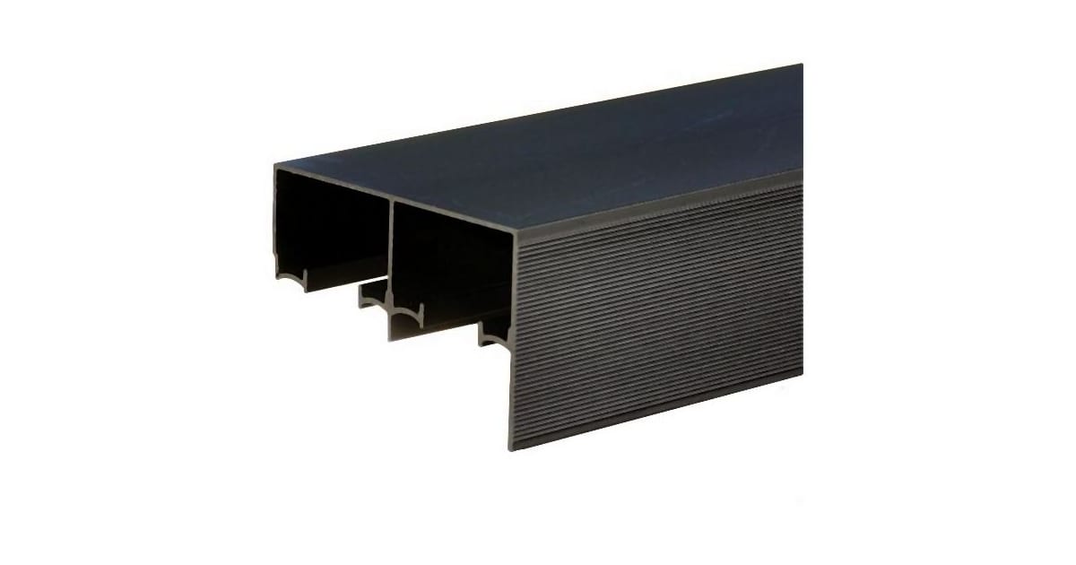 Johnson Hardware JH138FB60 138F Series 60" Bronze Track for 1-3/8 ...