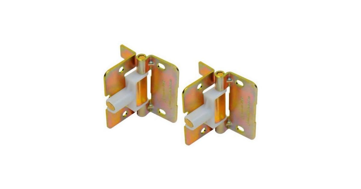 Johnson Hardware JH1703PPK2 Brass Shock Absorbing Hinges for Bifold ...