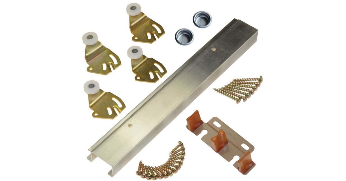 Johnson Hardware JH2200602D 2200 Series 60" Aluminum Track with ...