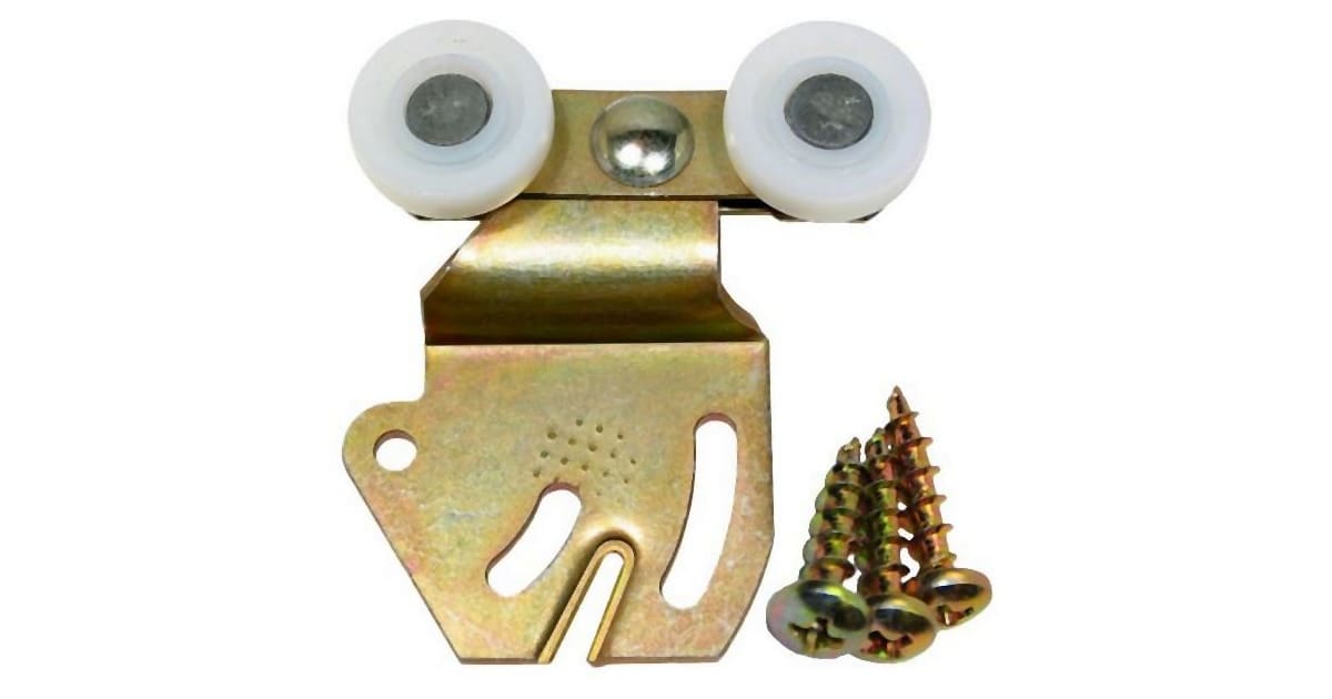 Johnson Hardware JH2228 3/8" Offset Twin Wheel Hanger for Sliding Doors ...