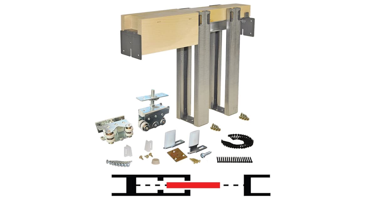 Johnson Hardware JH203090PF 1500 Series Pocket Door System Frame Kit ...
