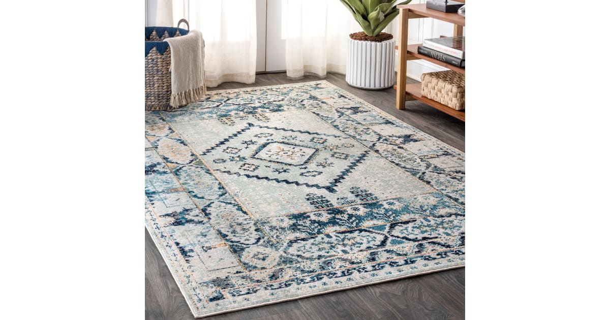 JONATHAN Y Lighting CAV103A-5 California Vintage 5-1/4' x 7-1/2 ...