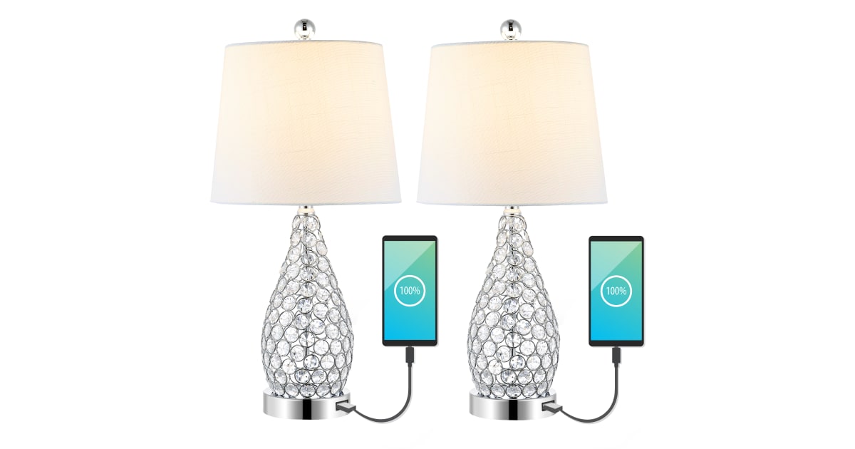 JONATHAN Y Lighting JYL1110A-SET2 Pack of (2) - Lily 22" Tall LED Vase ...