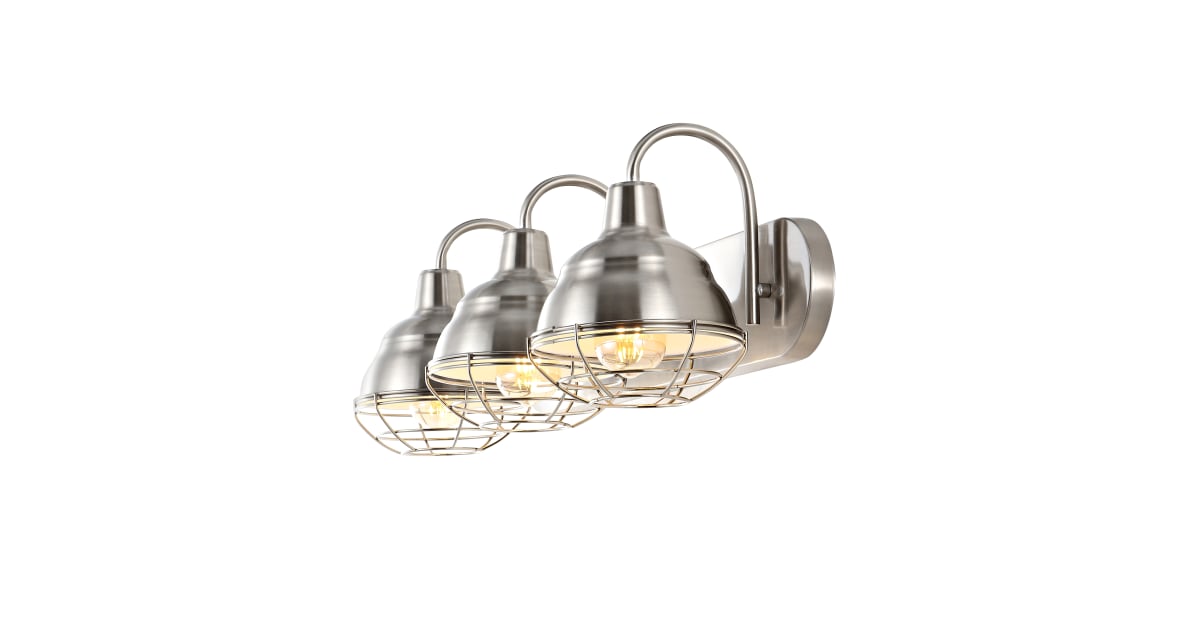 JONATHAN Y Lighting JYL1120B Levi 3 Light 25" Wide LED Vanity Light ...