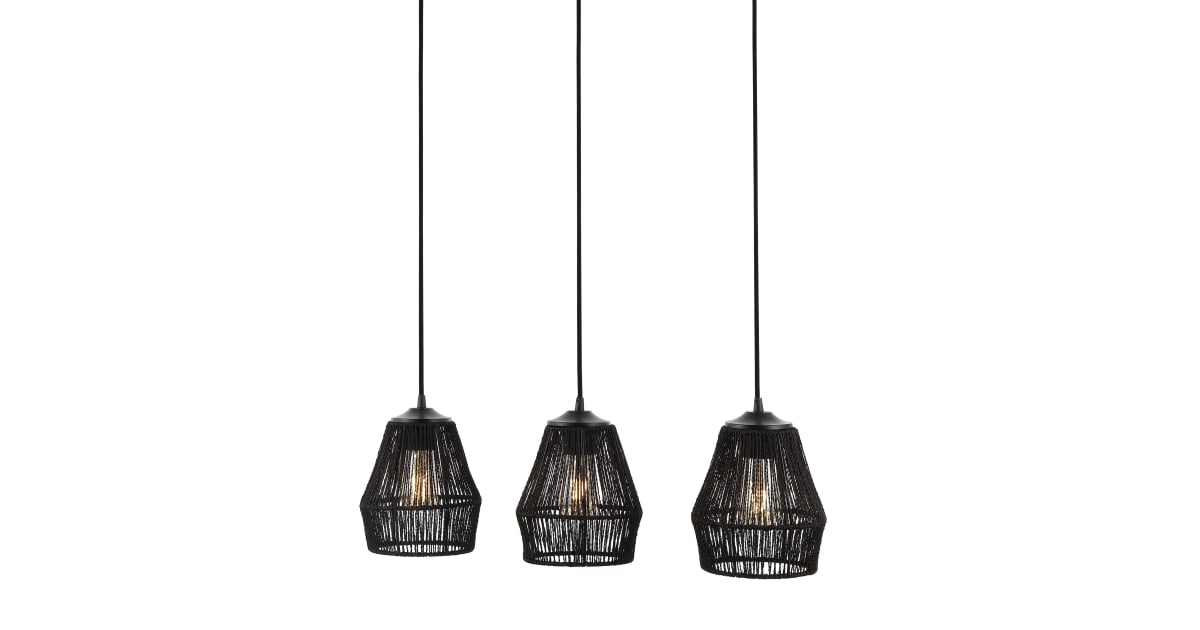 JONATHAN Y Lighting JYL1124B Ibiza Island 3 Light 30" Wide LED Linear ...