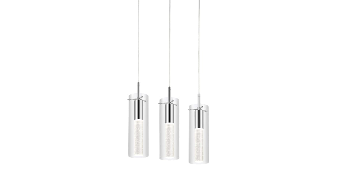 JONATHAN Y Lighting JYL1705A Mium 22" Wide LED Suspension Linear ...