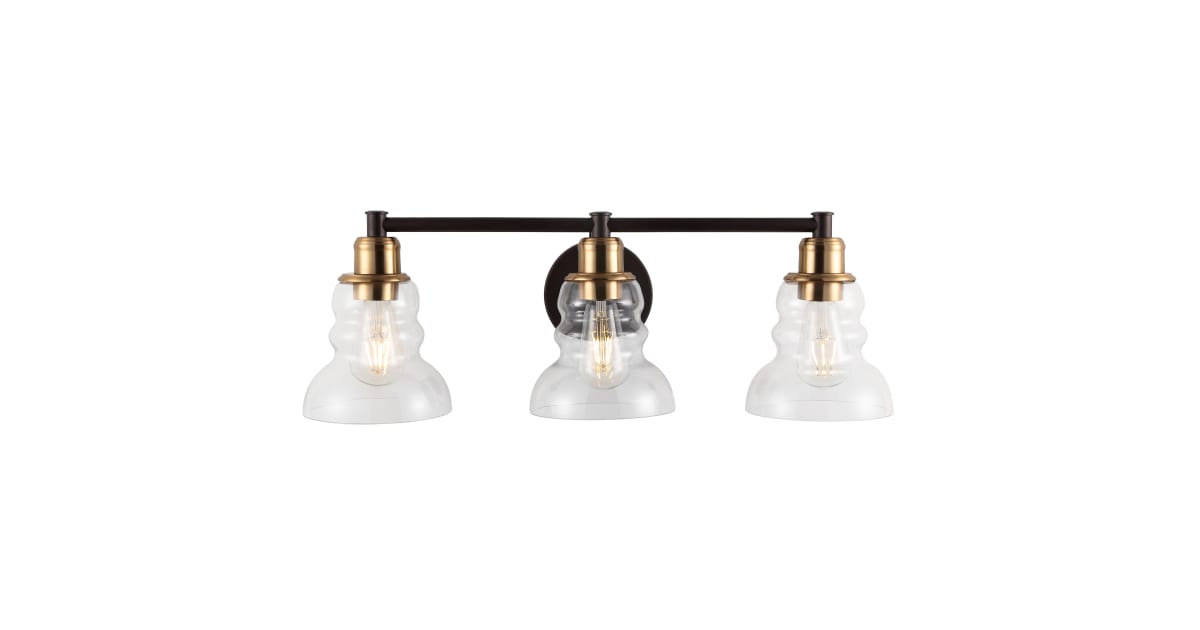 JONATHAN Y Lighting JYL3546A Manhattan 3 Light 26" Wide LED Bathroom ...