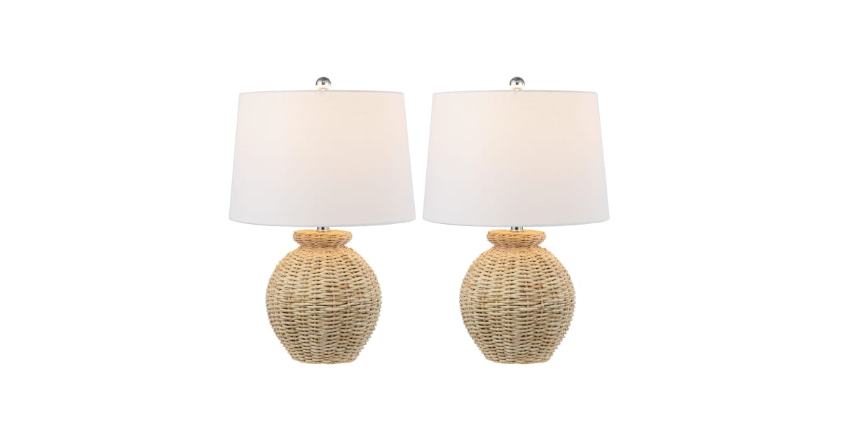 JONATHAN Y Lighting JYL4050A-SET2 Nora Set of (2) 23" Tall LED Accent ...