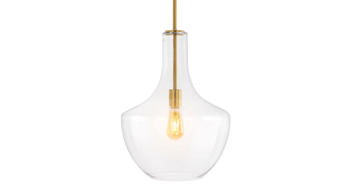 JONATHAN Y Lighting JYL6401C Watts 14" Wide LED Pendant | Ferguson Home