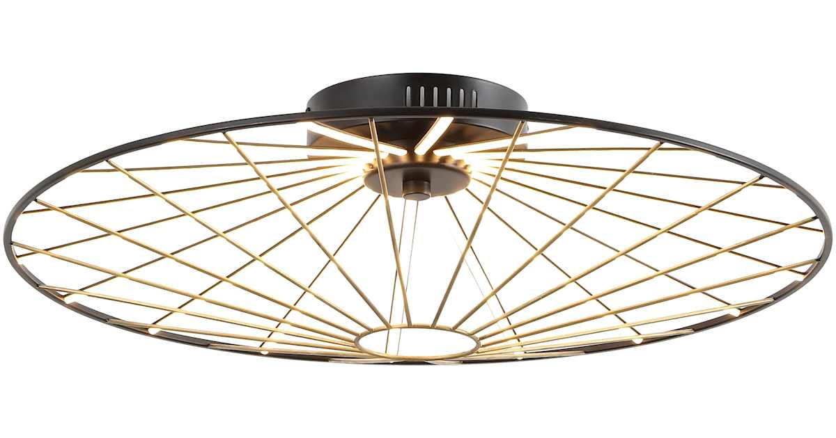 JONATHAN Y Lighting JYL7150A Anders 23" Wide LED Semi-Flush Ceiling ...