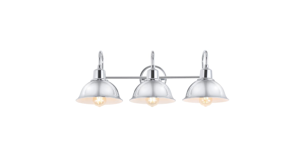 JONATHAN Y Lighting JYL7483A Frisco 3 Light 27" Wide LED Bathroom ...