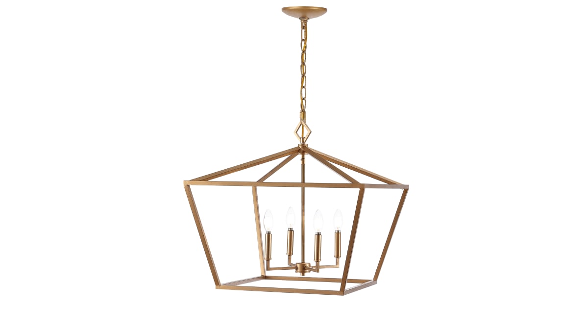 JONATHAN Y Lighting JYL7520C Gatsby 4 Light 23" Wide LED Chandelier ...