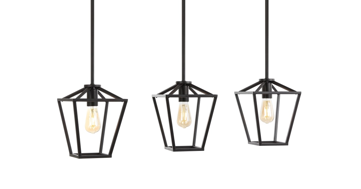 JONATHAN Y Lighting JYL7581A Grace 3 Light 37" Wide LED Multi Light ...