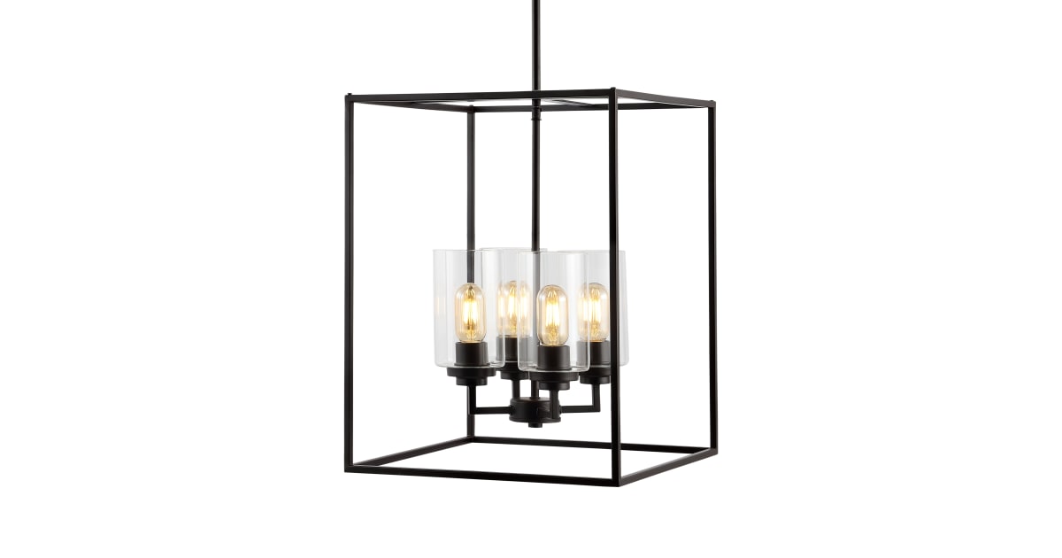 JONATHAN Y Lighting JYL7584A Everly 4 Light 16" Wide LED Pendant ...