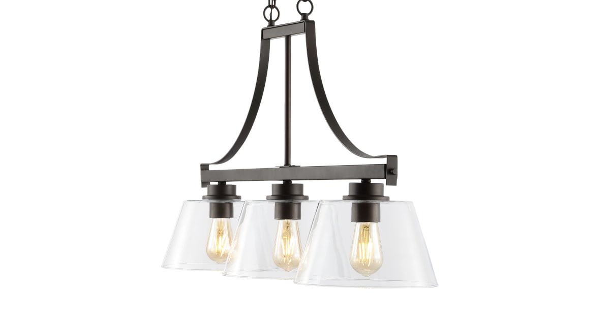 JONATHAN Y Lighting JYL7590A Jayden 3 Light 36" Wide LED Linear Pendant ...